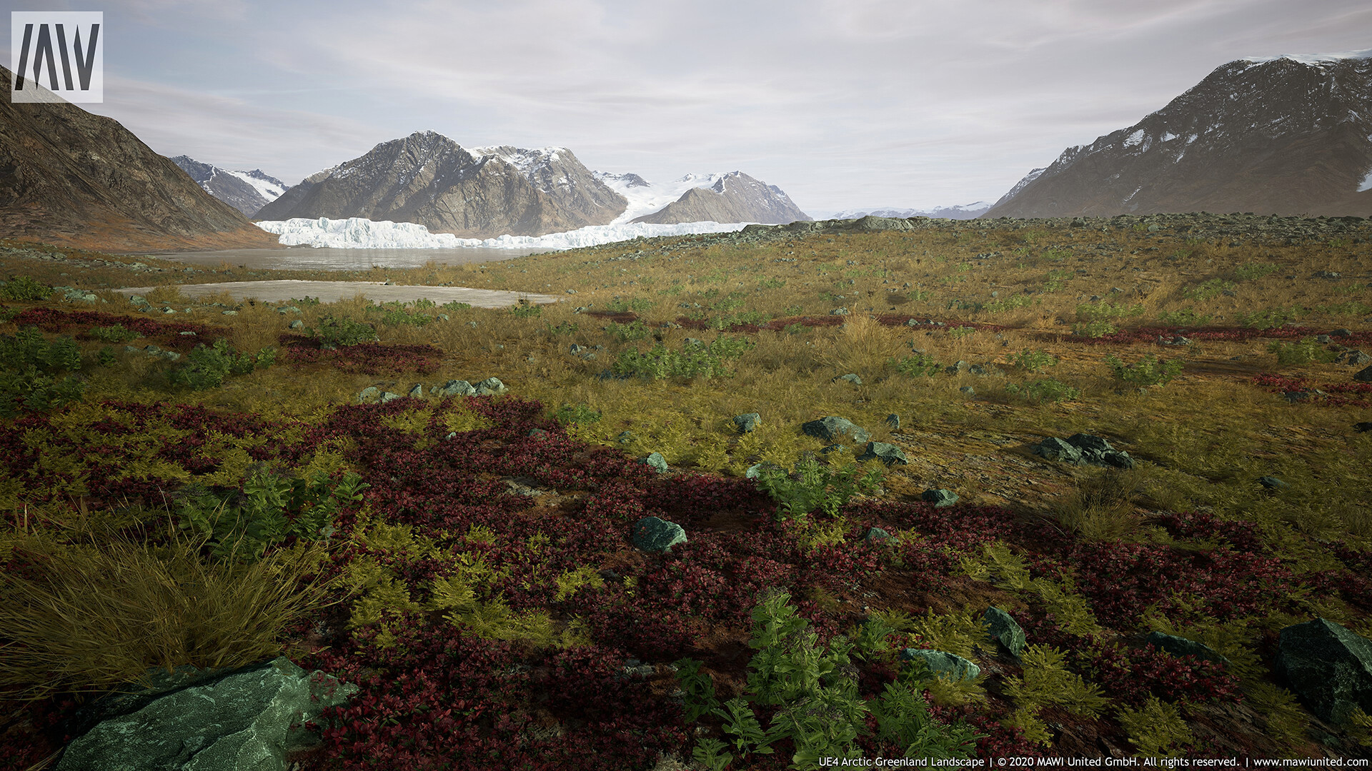 MAWI United - UE4 Arctic Greenland Landscape