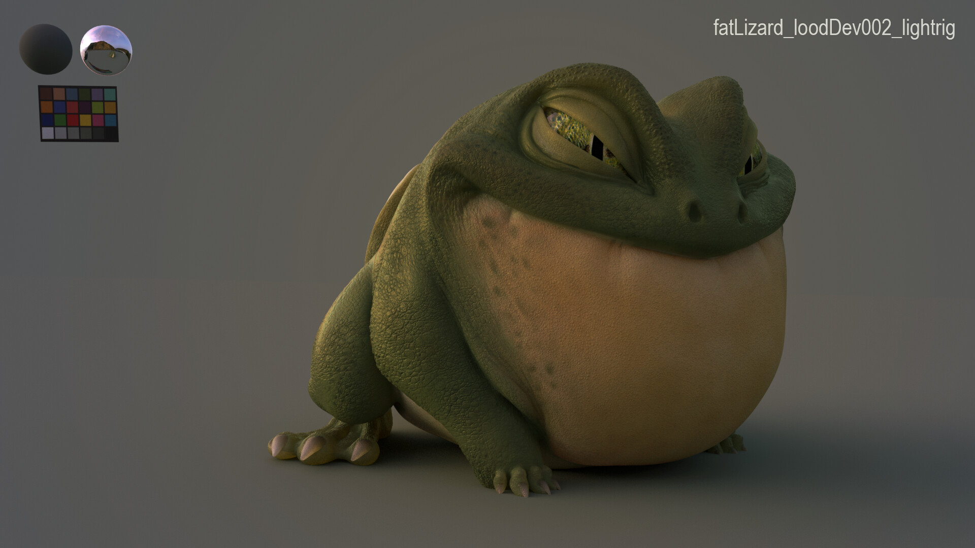 ArtStation - Little Chunky Lizard