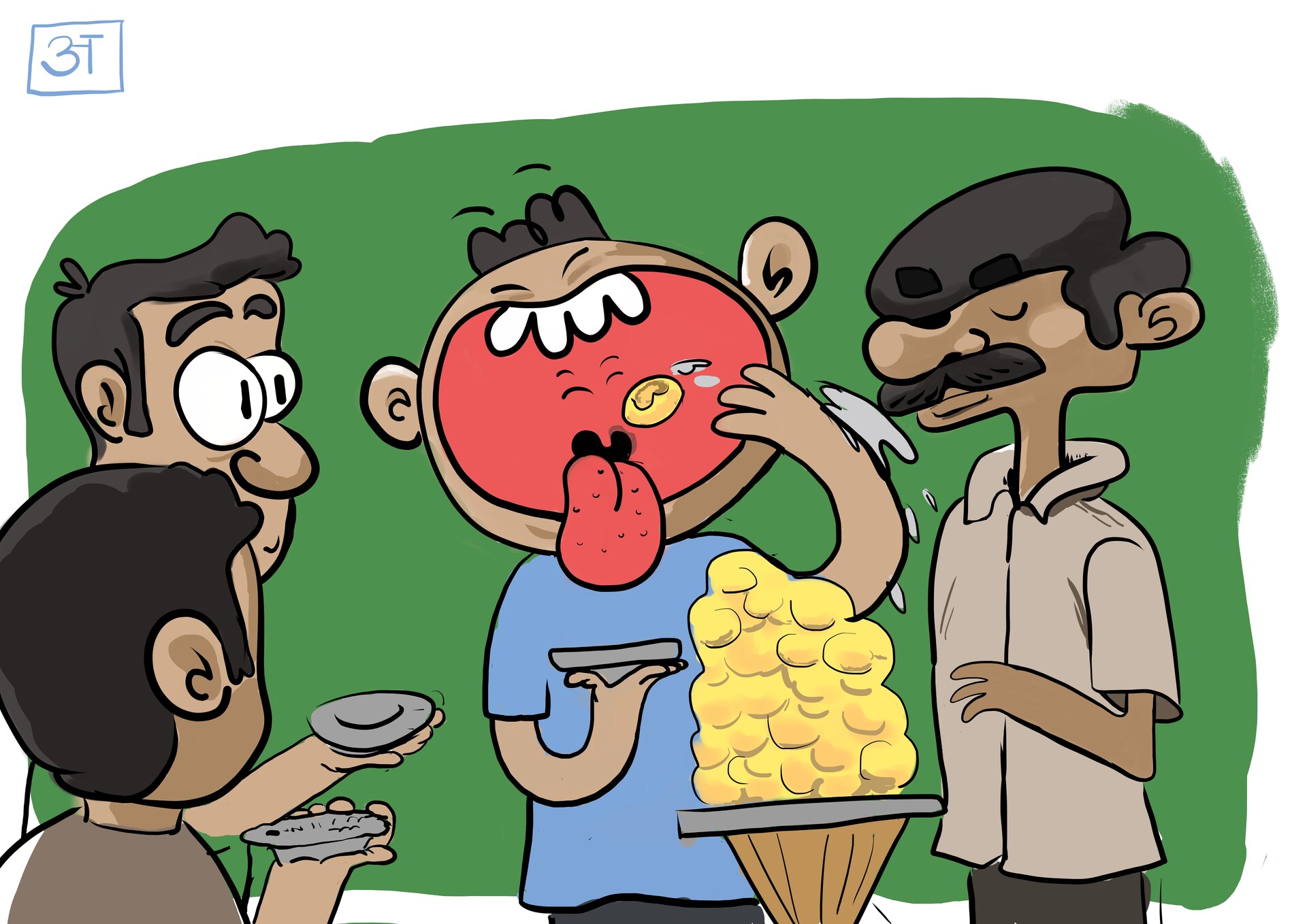 ArtStation - How to Eat Paani Puri