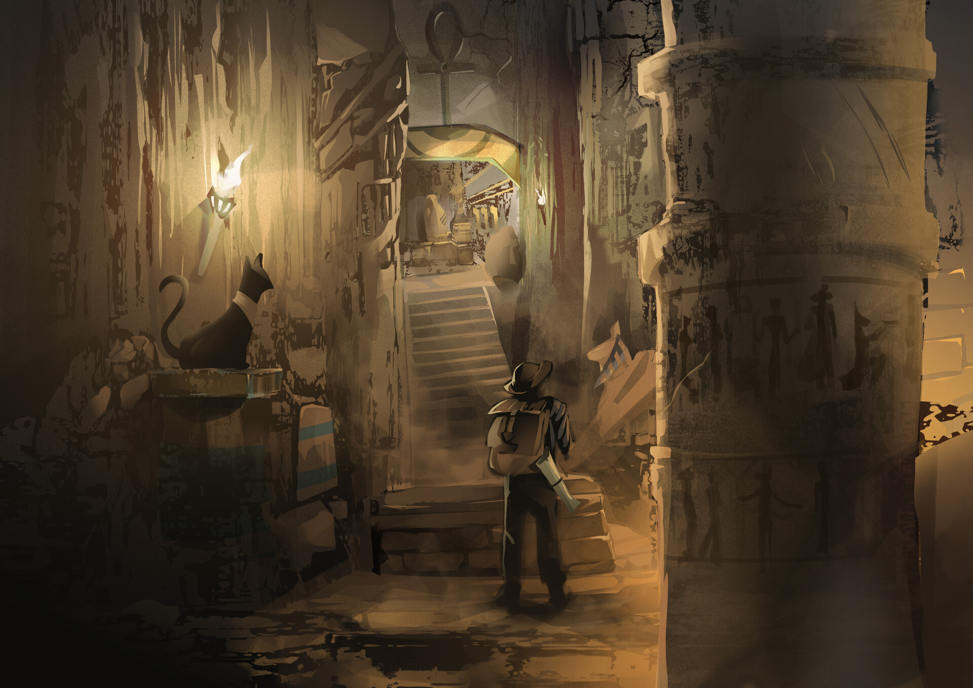 ArtStation - Pyramid interior concept