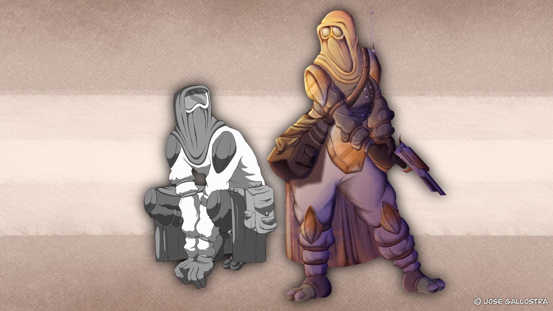 ArtStation - Character Design - University Assignment