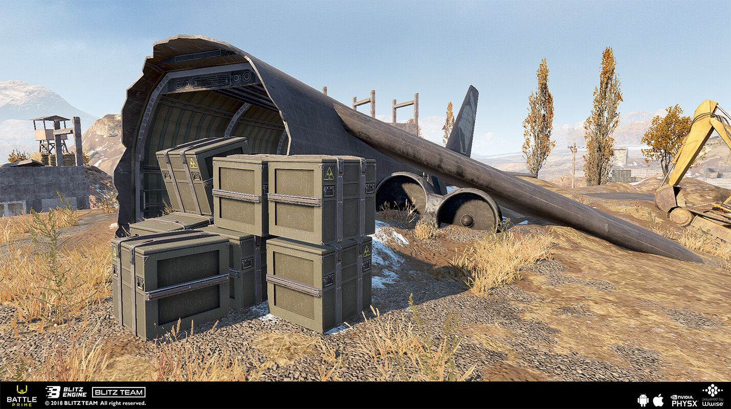 ArtStation - Military box (for mobile game)