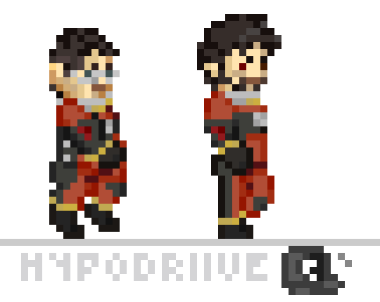 Morgan Brine - Sprite Study #1 - Alex & Morgan Yu (Prey2017) but Starbound