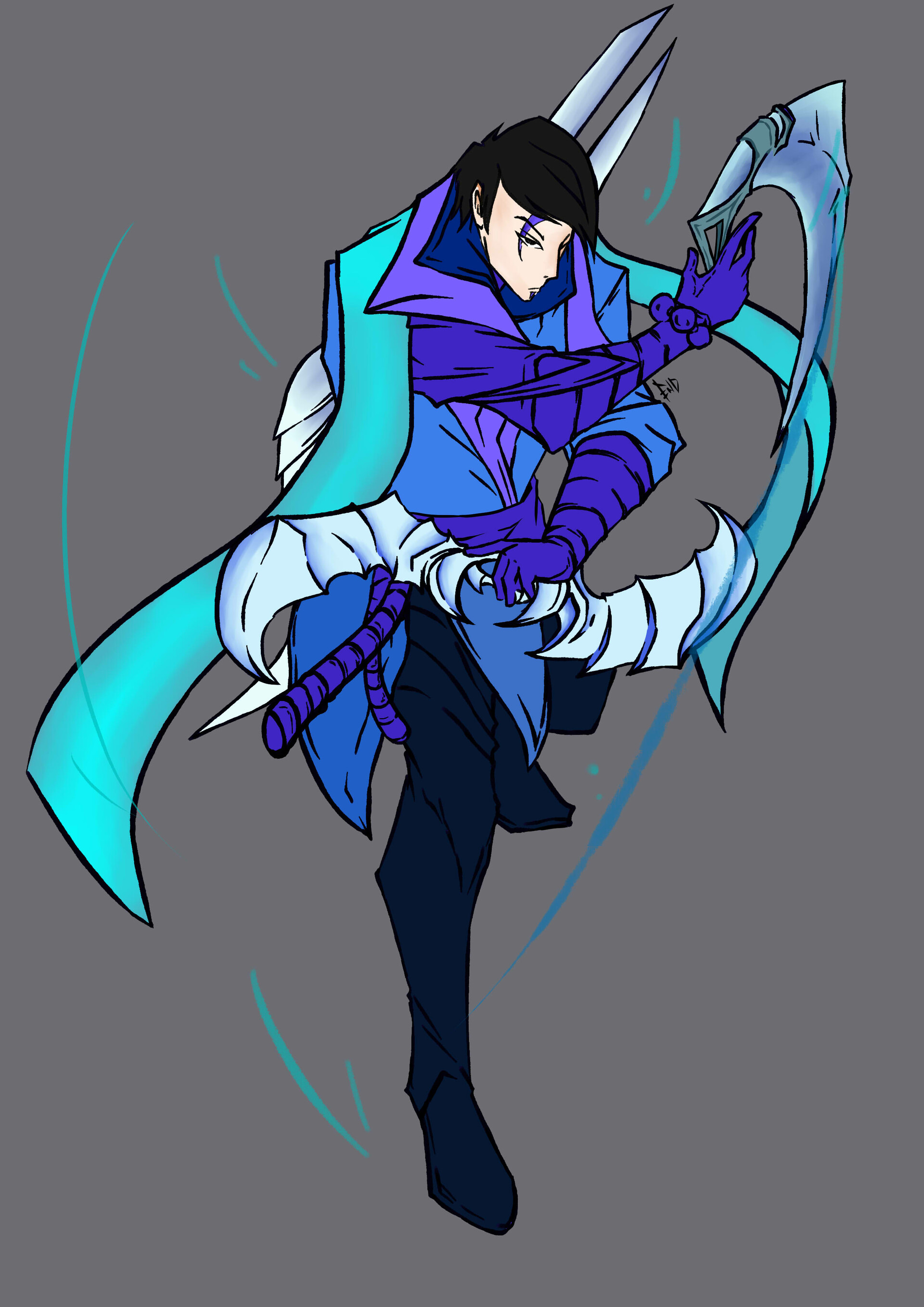 ArtStation - Aphelios THE WEAPON OF THE FAITHFUL