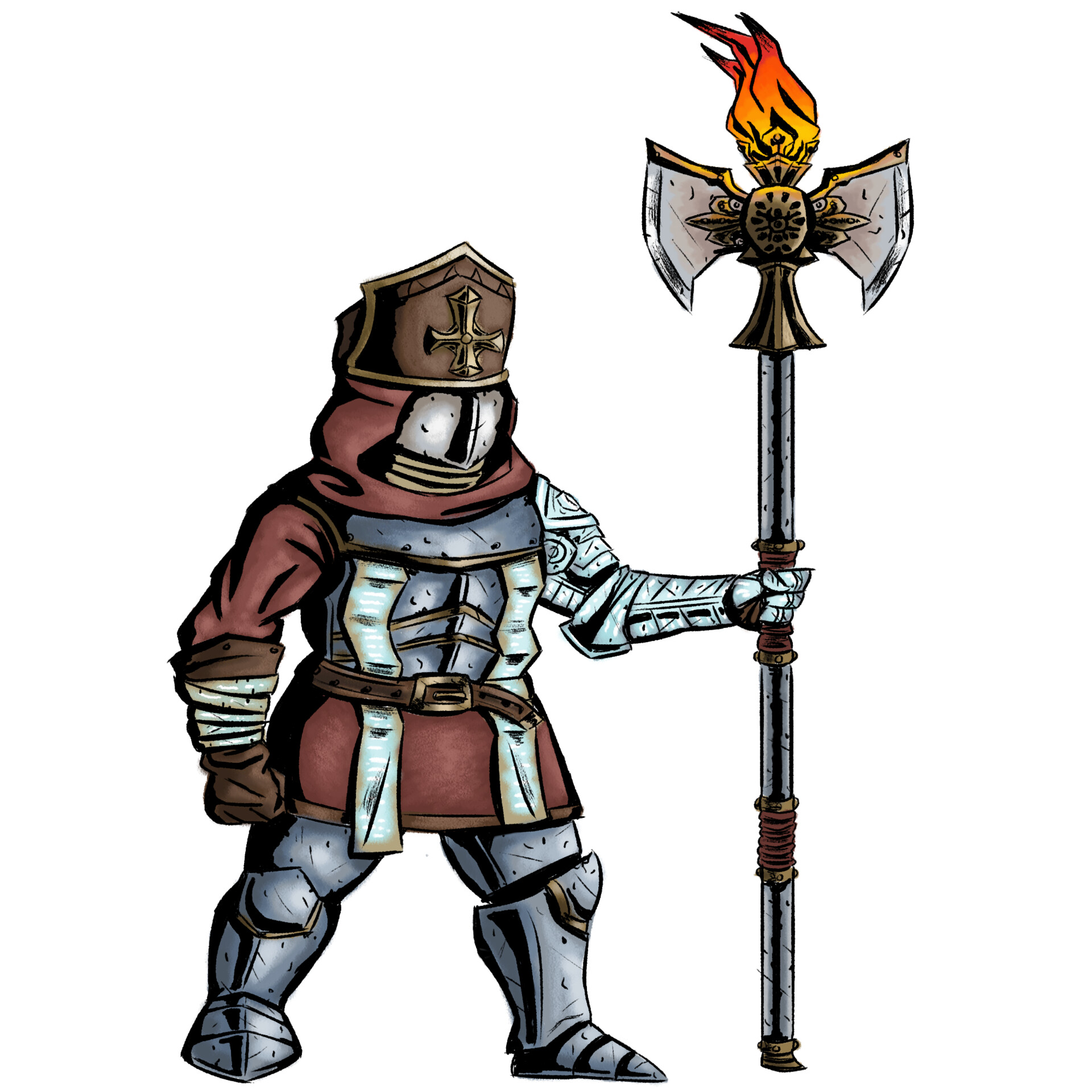 Dustin Youngblood - Torchbearer: Character Design.