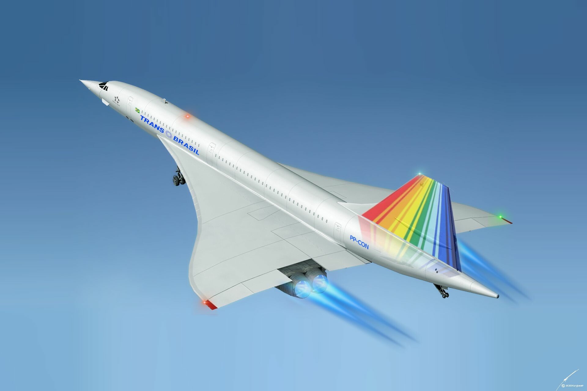 ArtStation - Concorde Trans Brasil