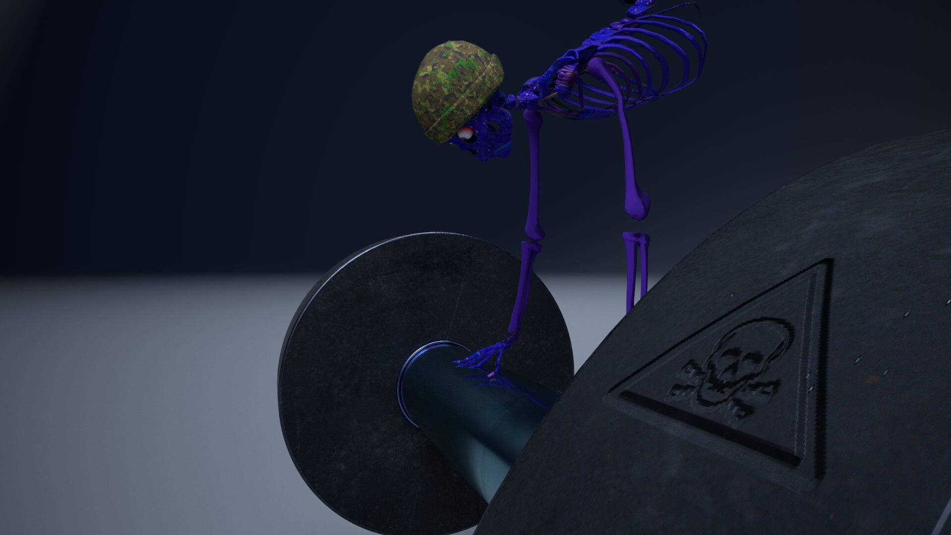 ArtStation - Skeleton Gym