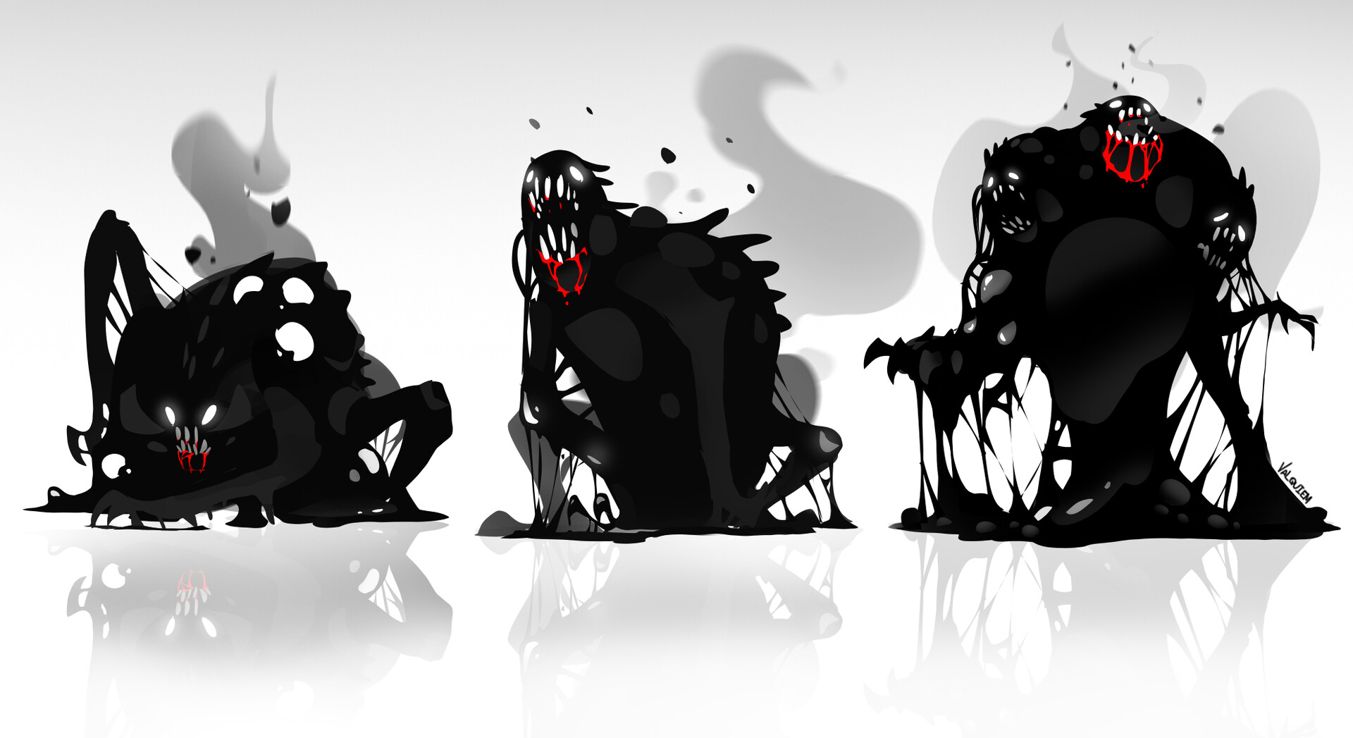 ArtStation - Tar Creatures