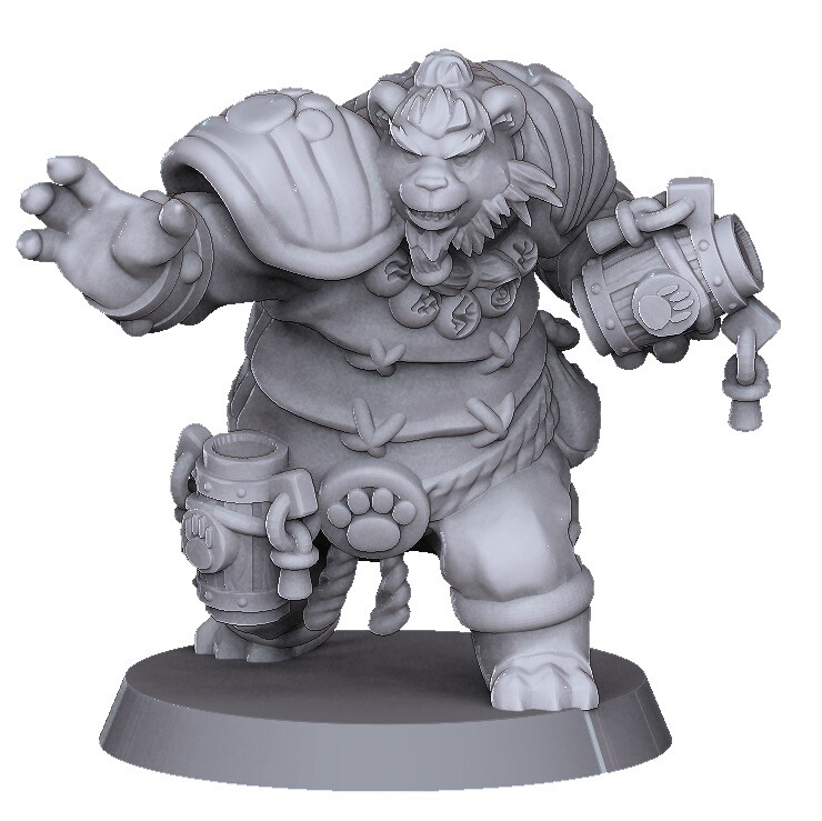 ArtStation - Shaman panda