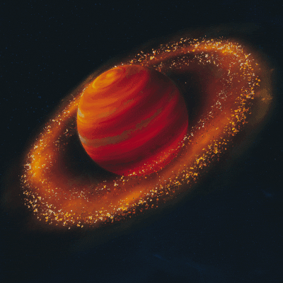 Animated Gif Of Space And Planets