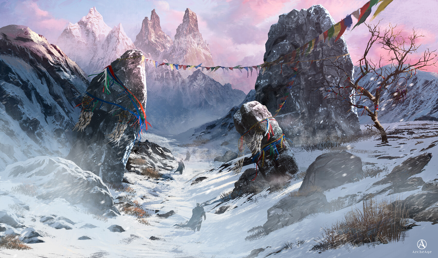 ArtStation - a march in the snow