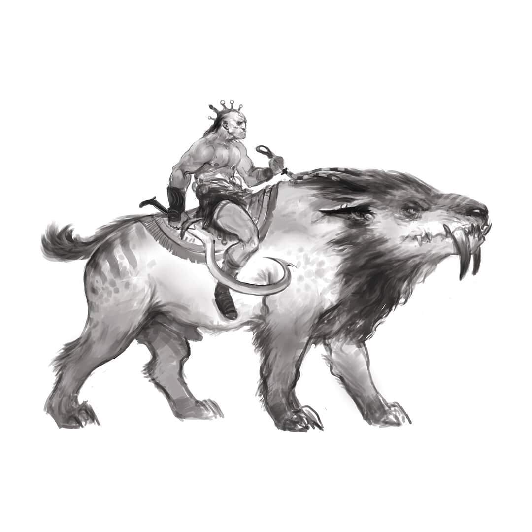 ArtStation - Monster Rider