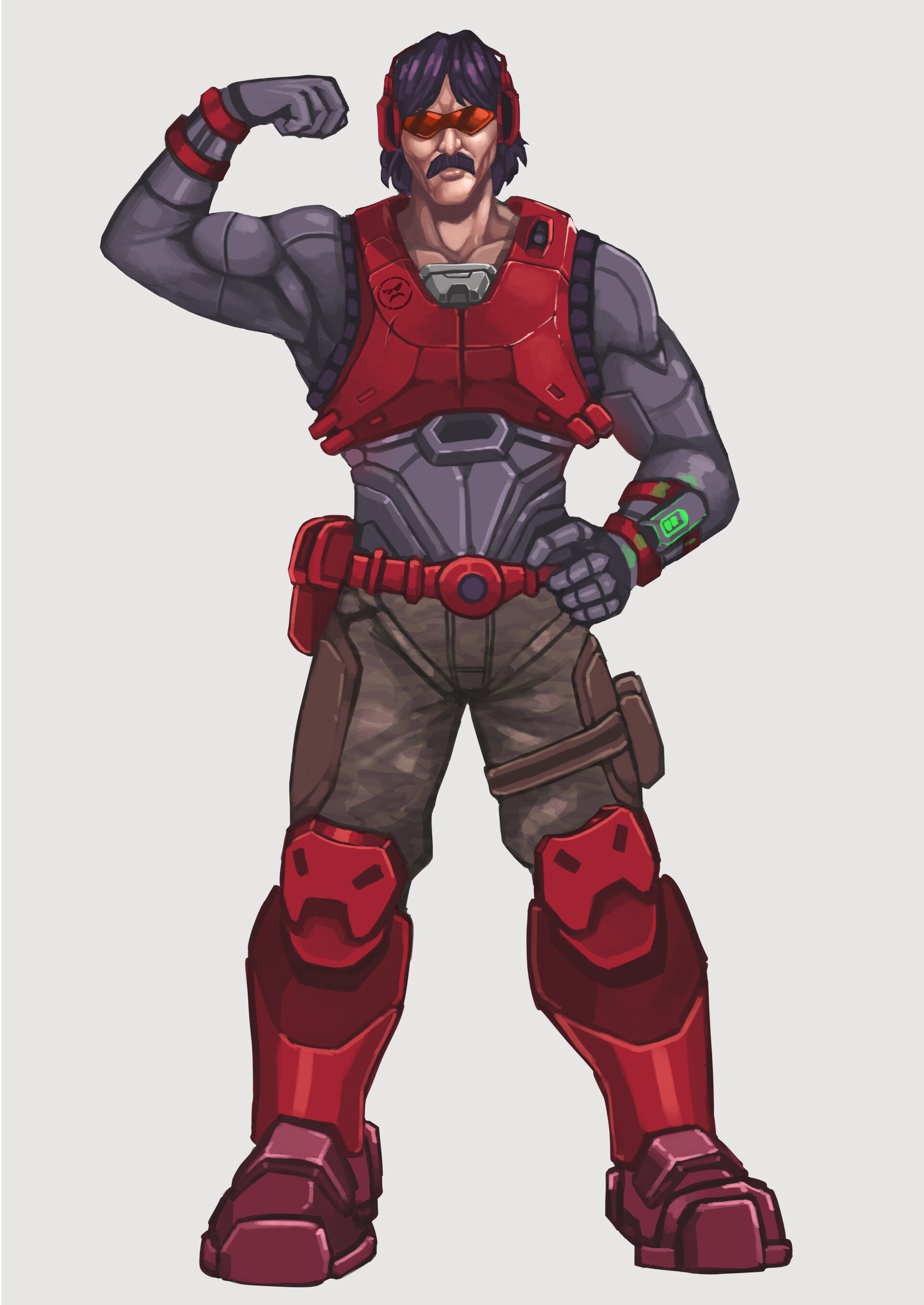 ArtStation - Dr. Disrespect Fan Art Commission