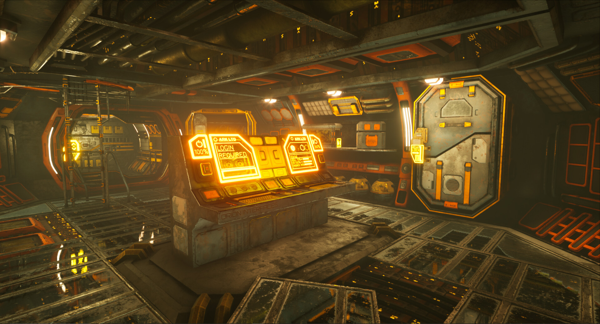 ArtStation - Repair Ship Interior