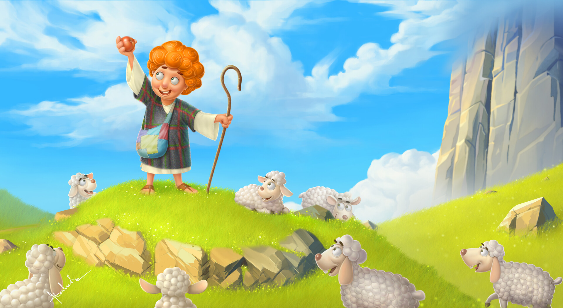 ArtStation - The Shepherd Boy