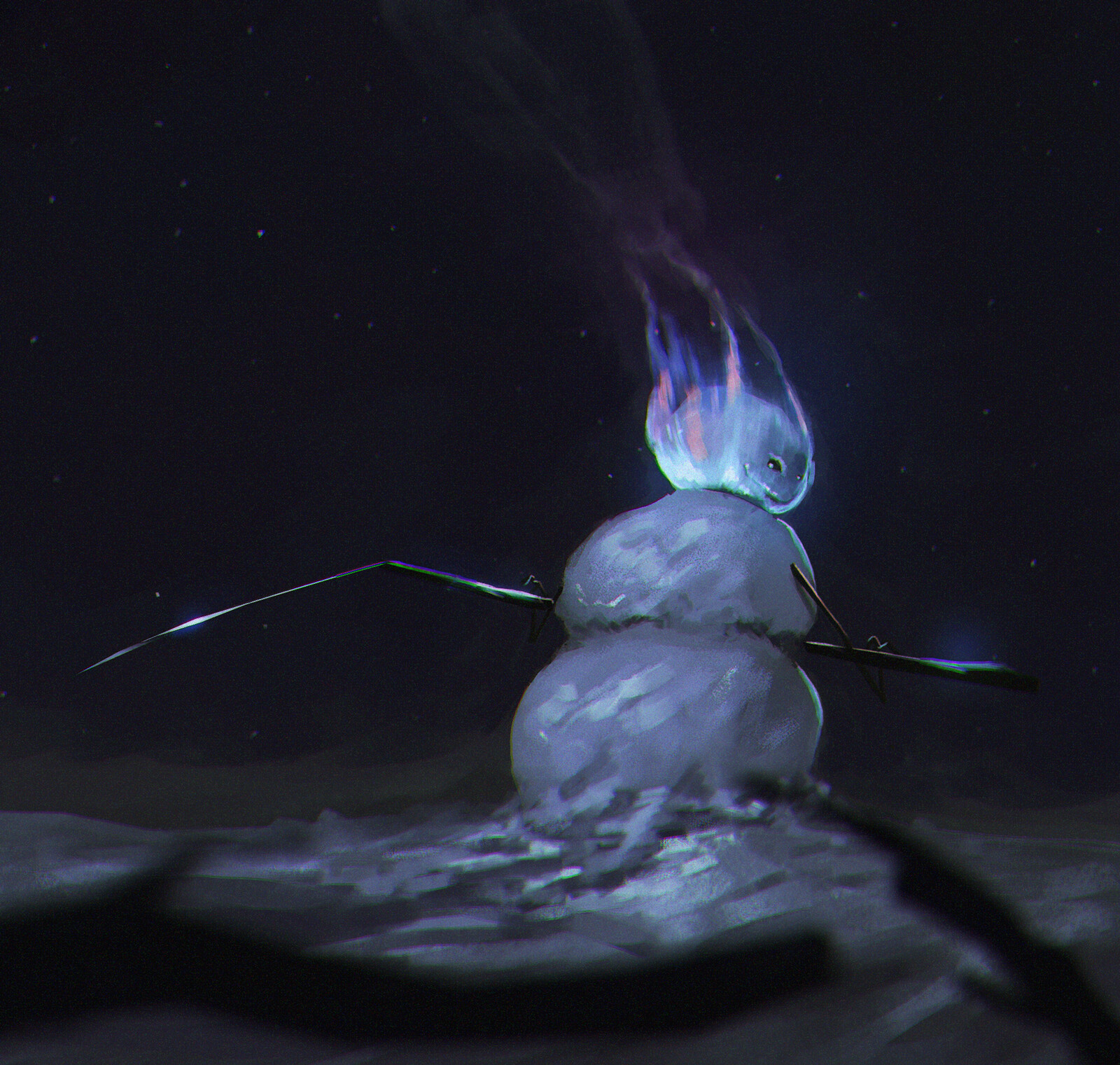 ArtStation - Crazy snowman