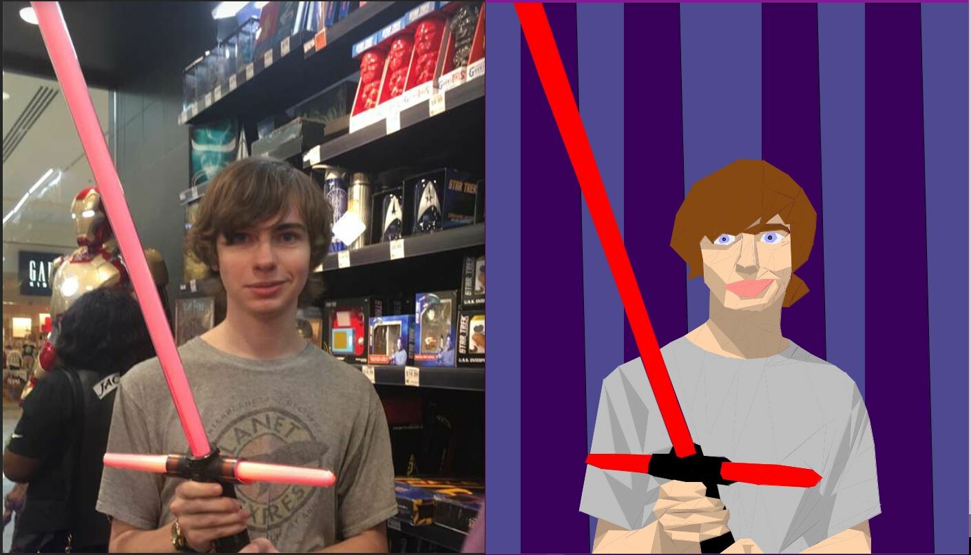 ArtStation - Self-Portrait in Code