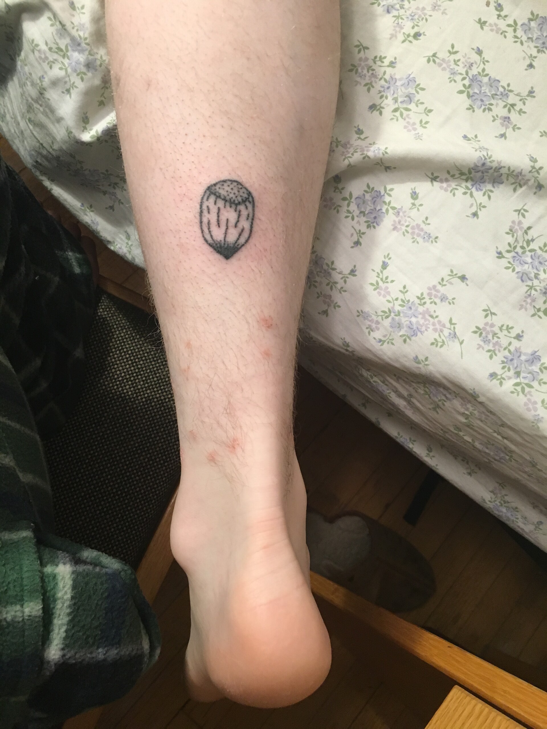 hazelnut tattoo small