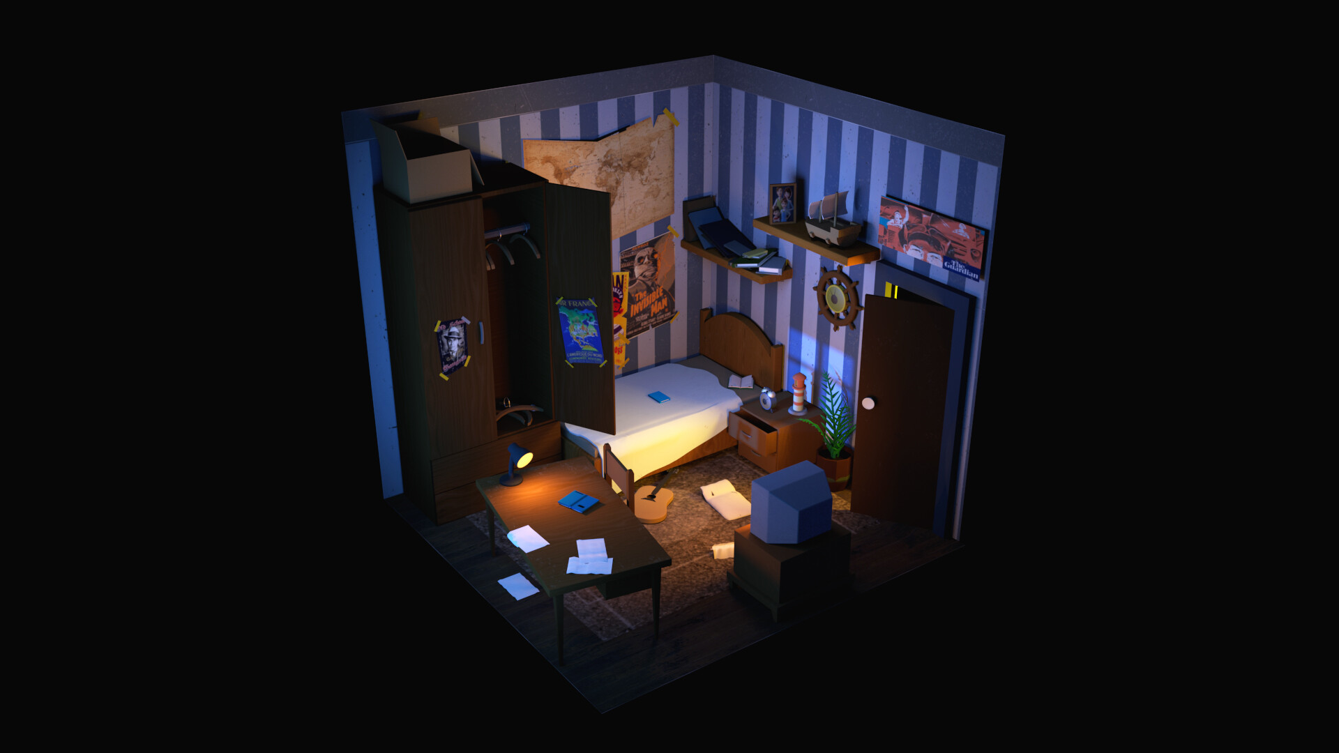 ArtStation - Simple Cool Room