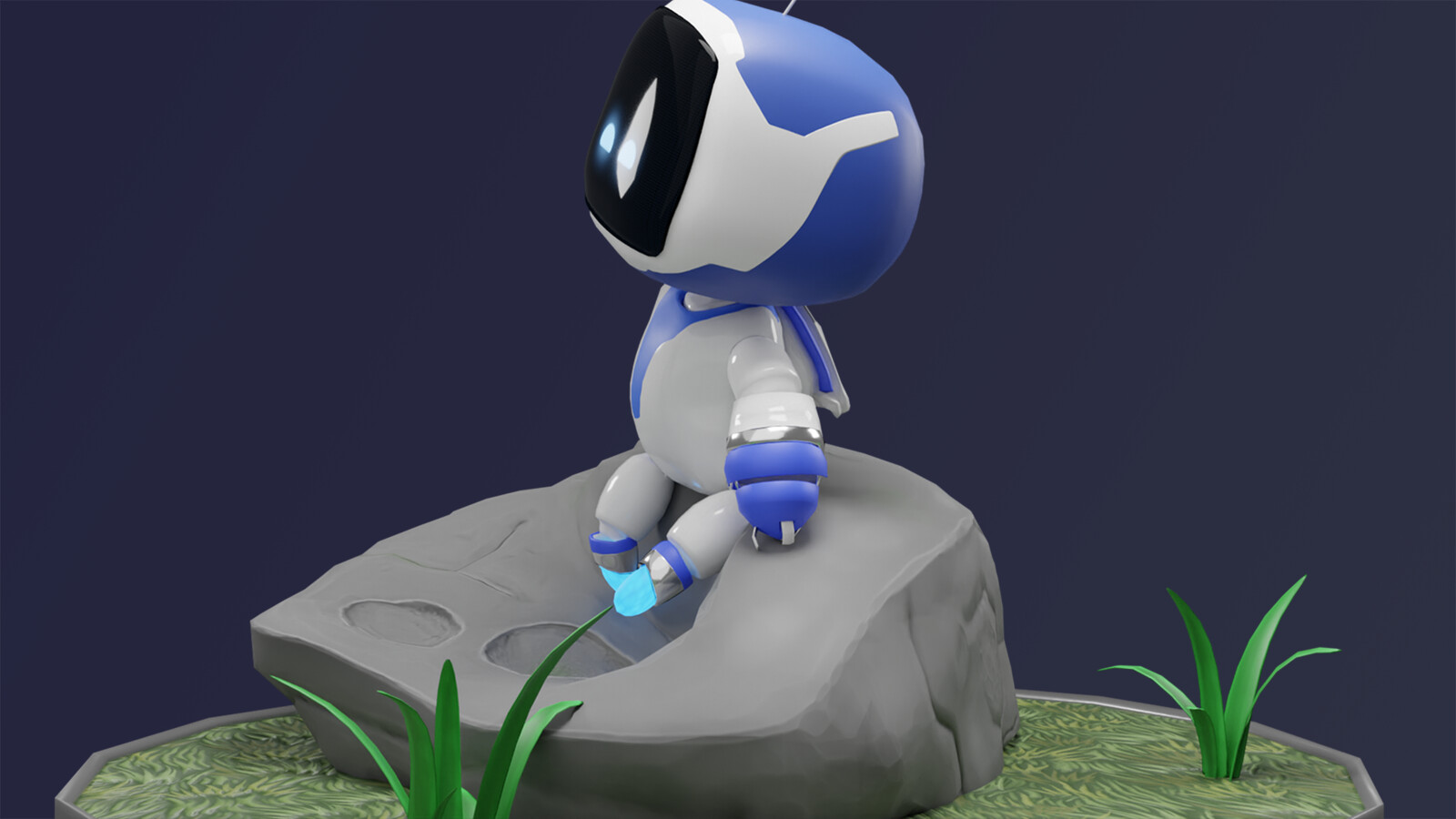 Jakub Brzeziński - Astrobot Playstation VR Low Poly Game Asset Model