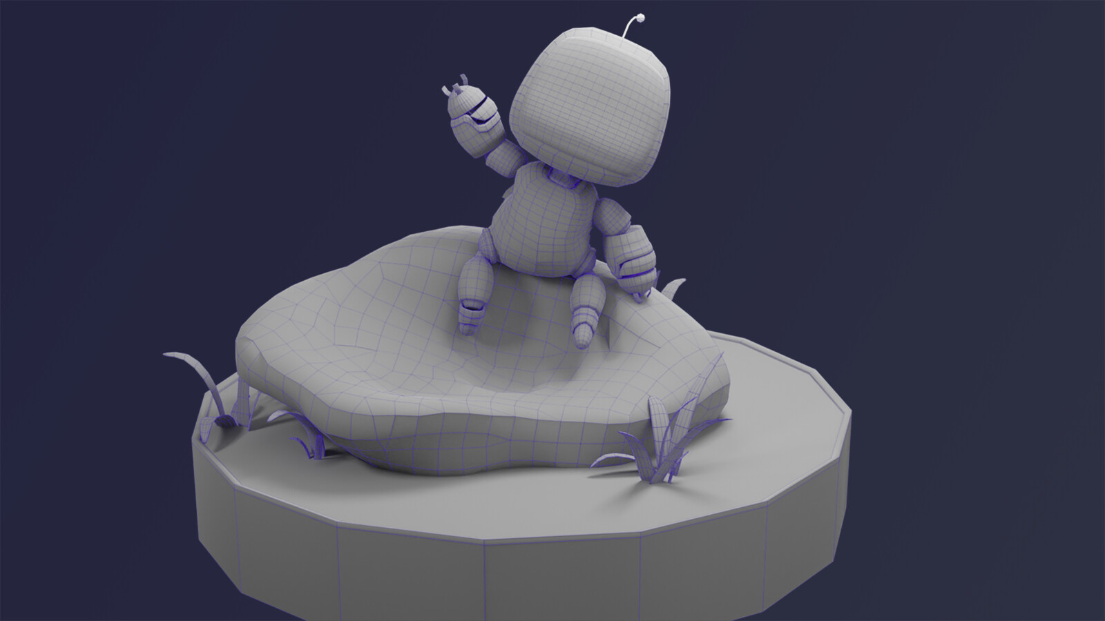 Jakub Brzeziński - Astrobot Playstation VR Low Poly Game Asset Model