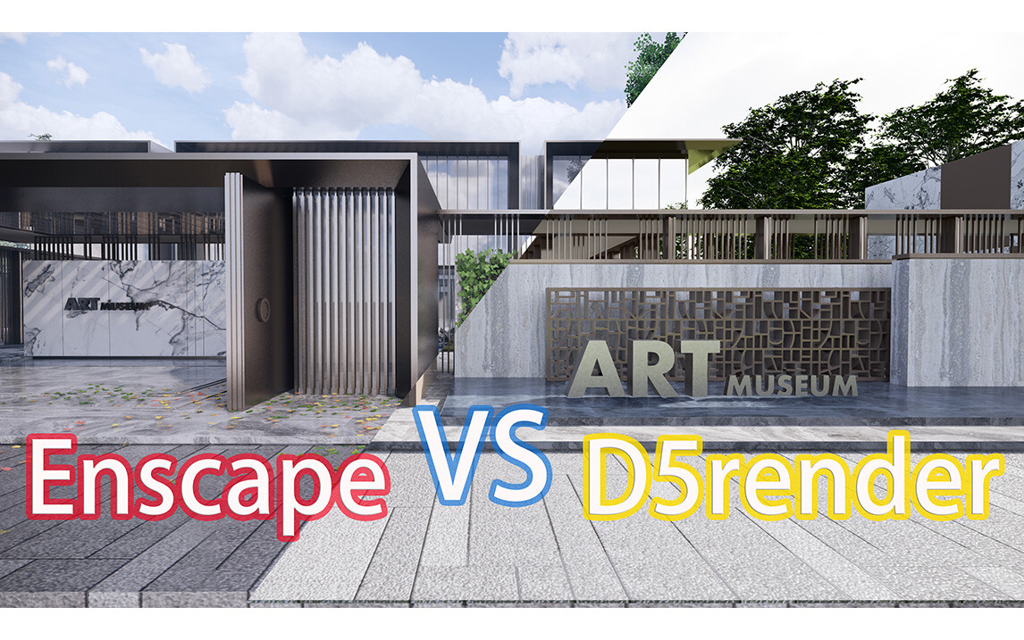 Leo Chou - Kill Enscape ? D5 Render From sketchup to realistic render ...