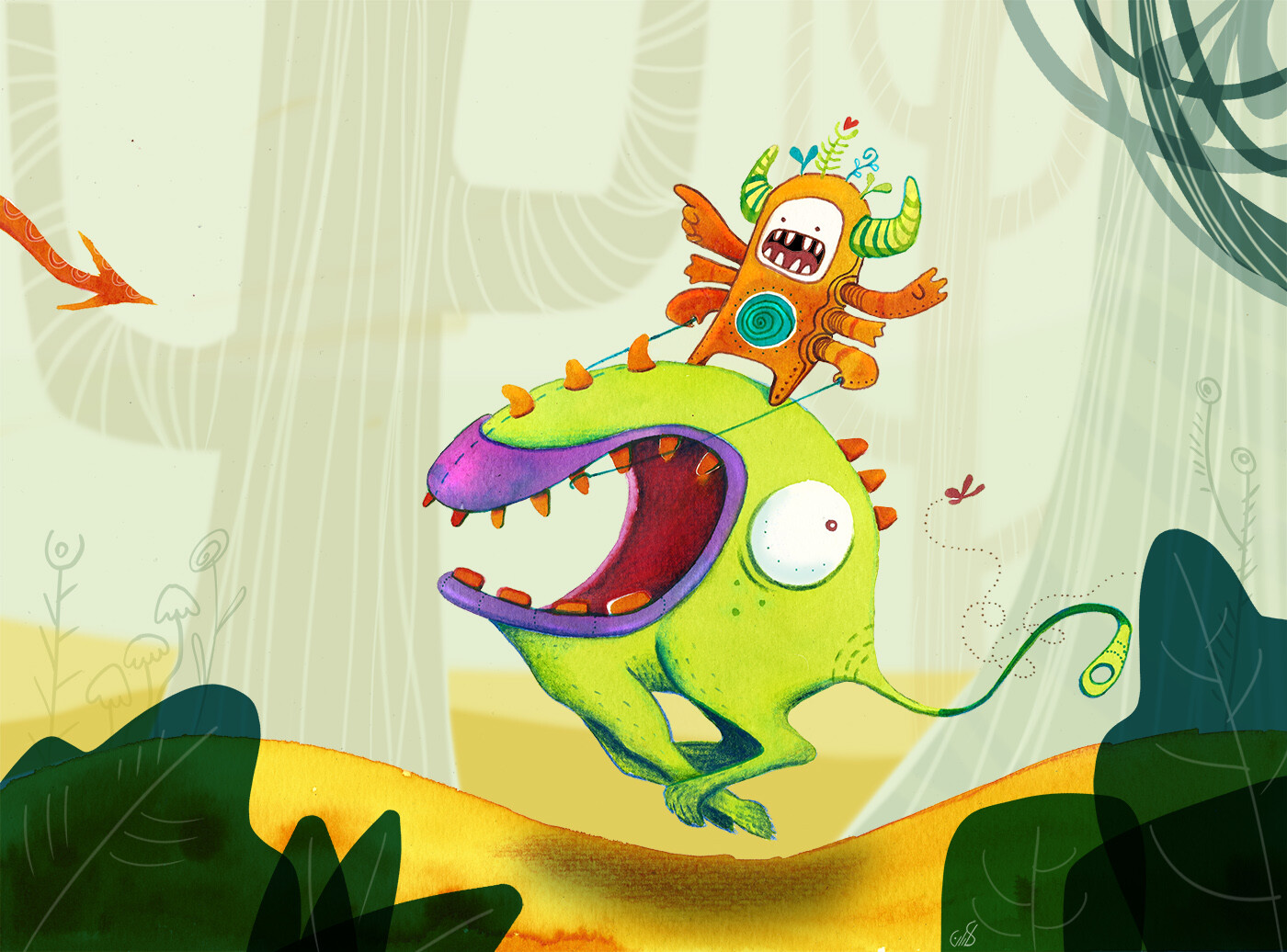 ArtStation - Monster Ride