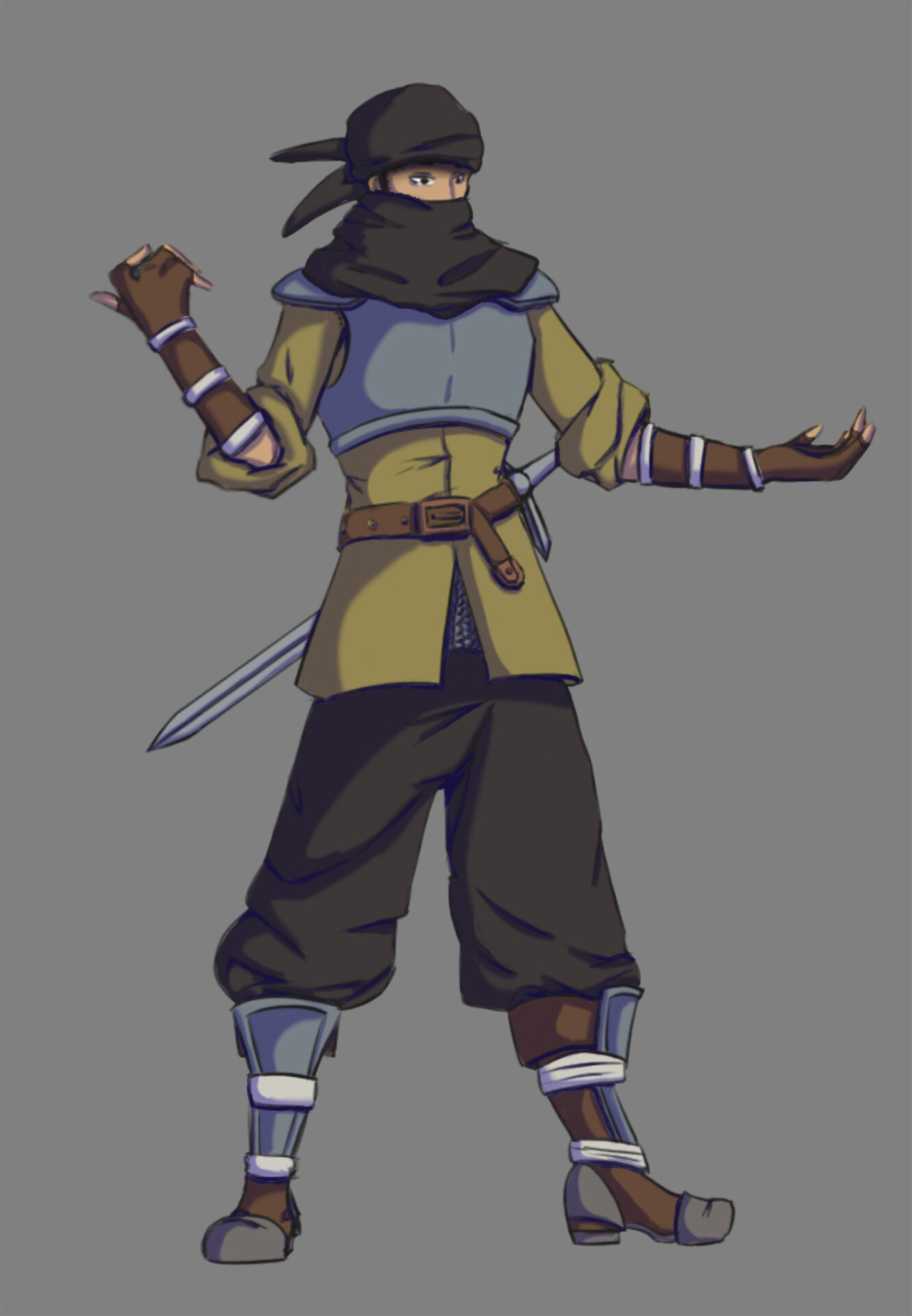 Justine Delagarde - Bandit - Concept art