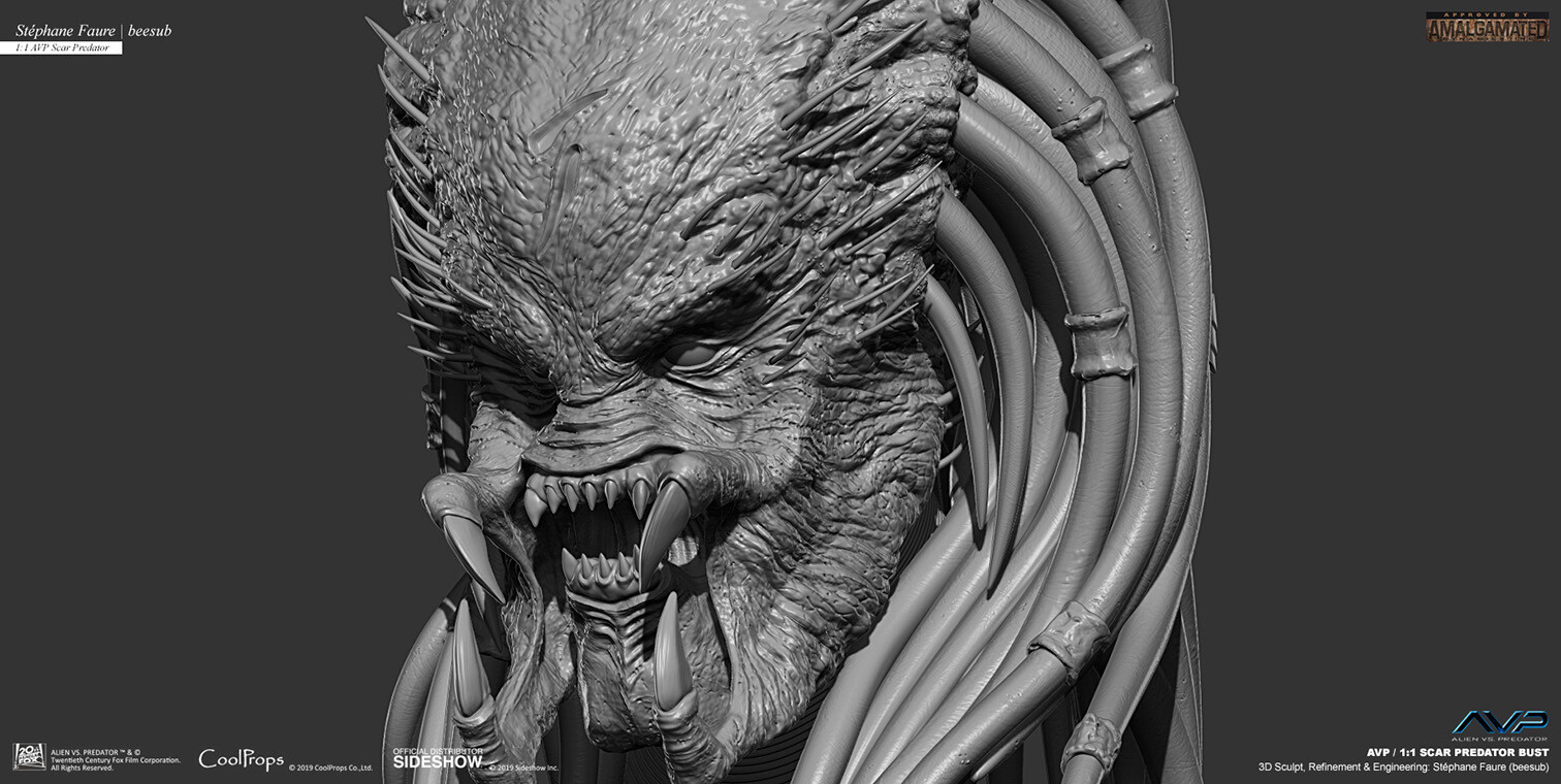 Stephane Faure (beesub) - AVP SCAR PREDATOR (Zbrush)