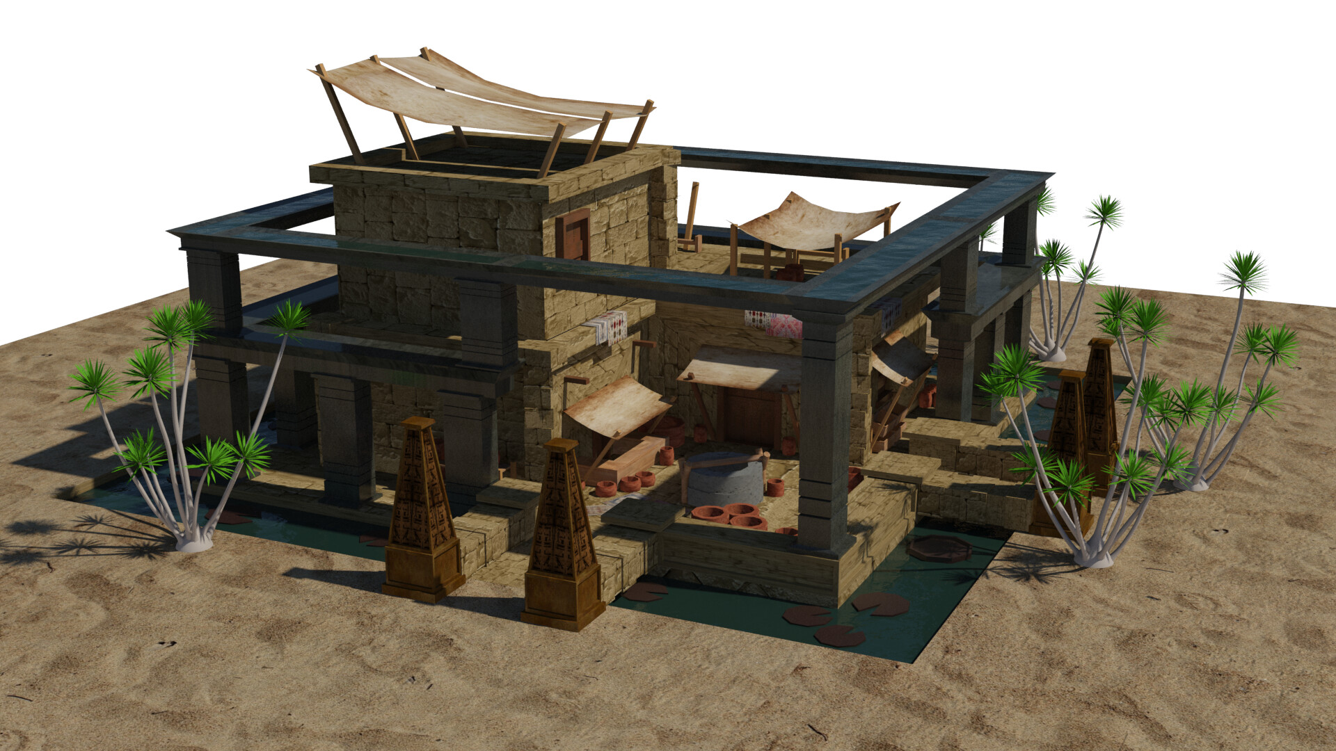 ArtStation - Desert temple