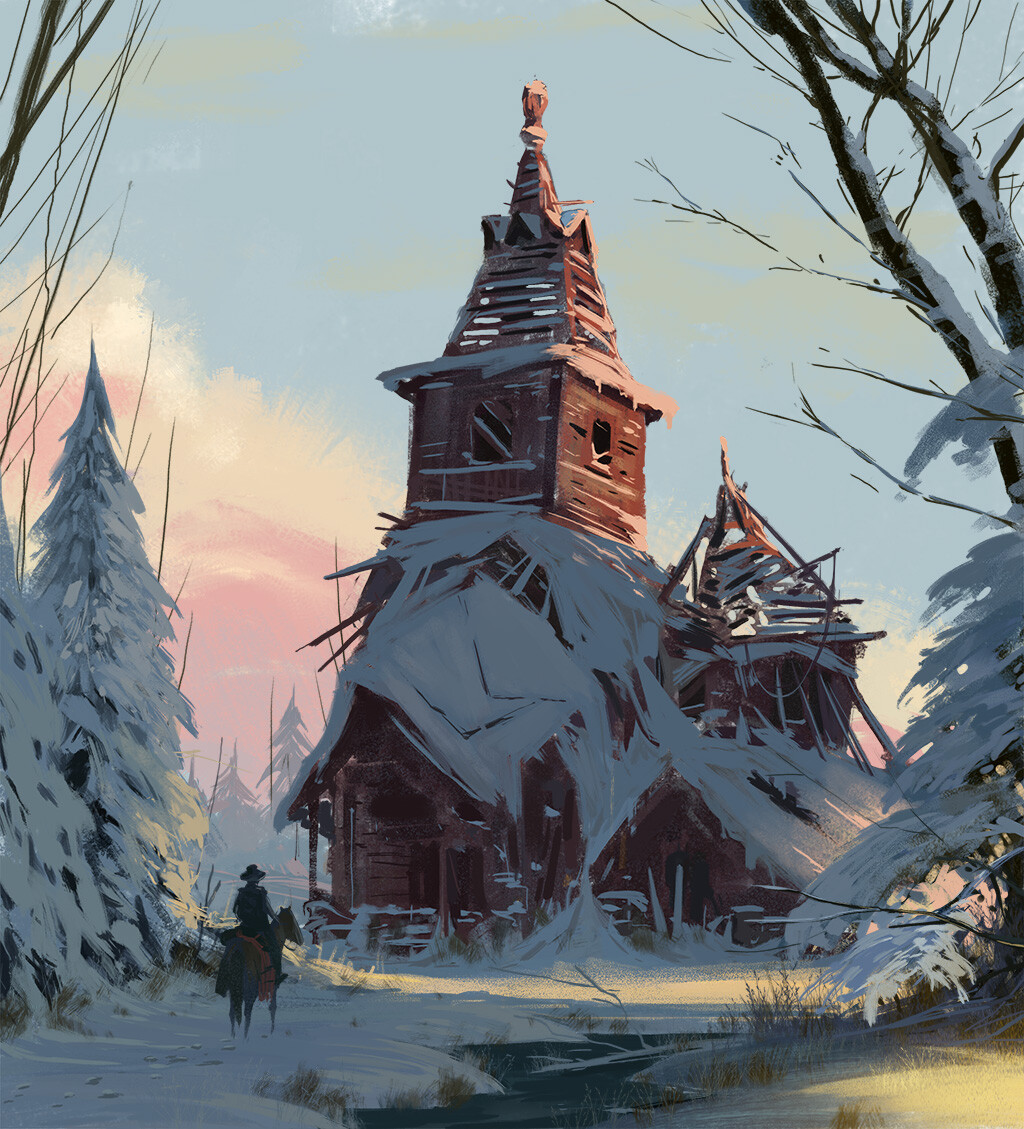 ArtStation - Abandoned Buildings Concept