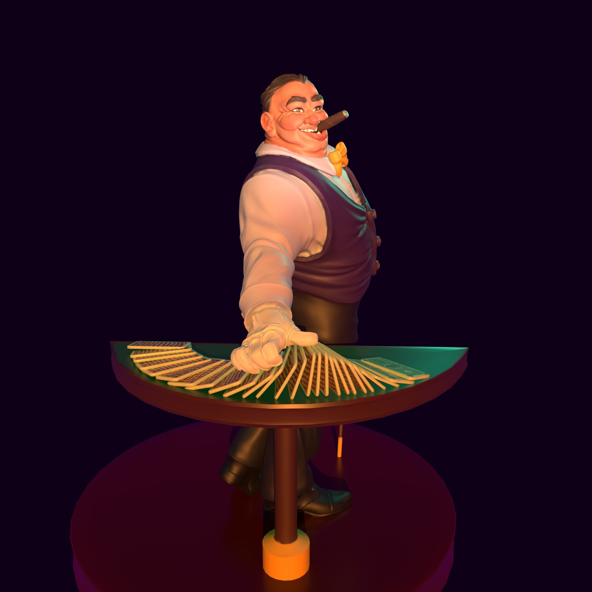 ArtStation - 3D Al Capone figure