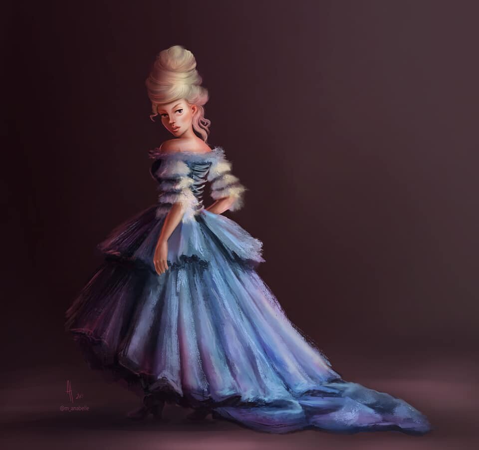 ArtStation - Baroque lady