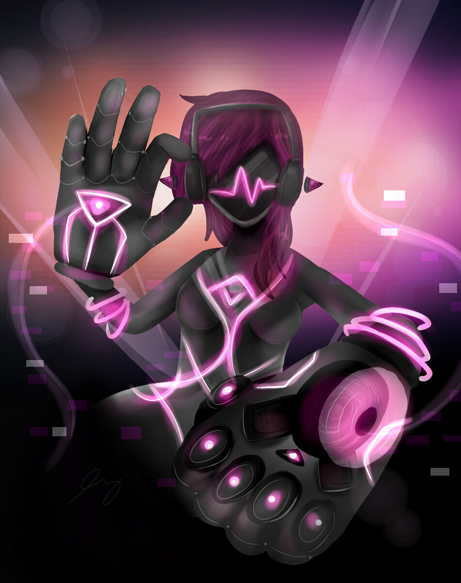 ArtStation - DJ Vi (League of Legends)