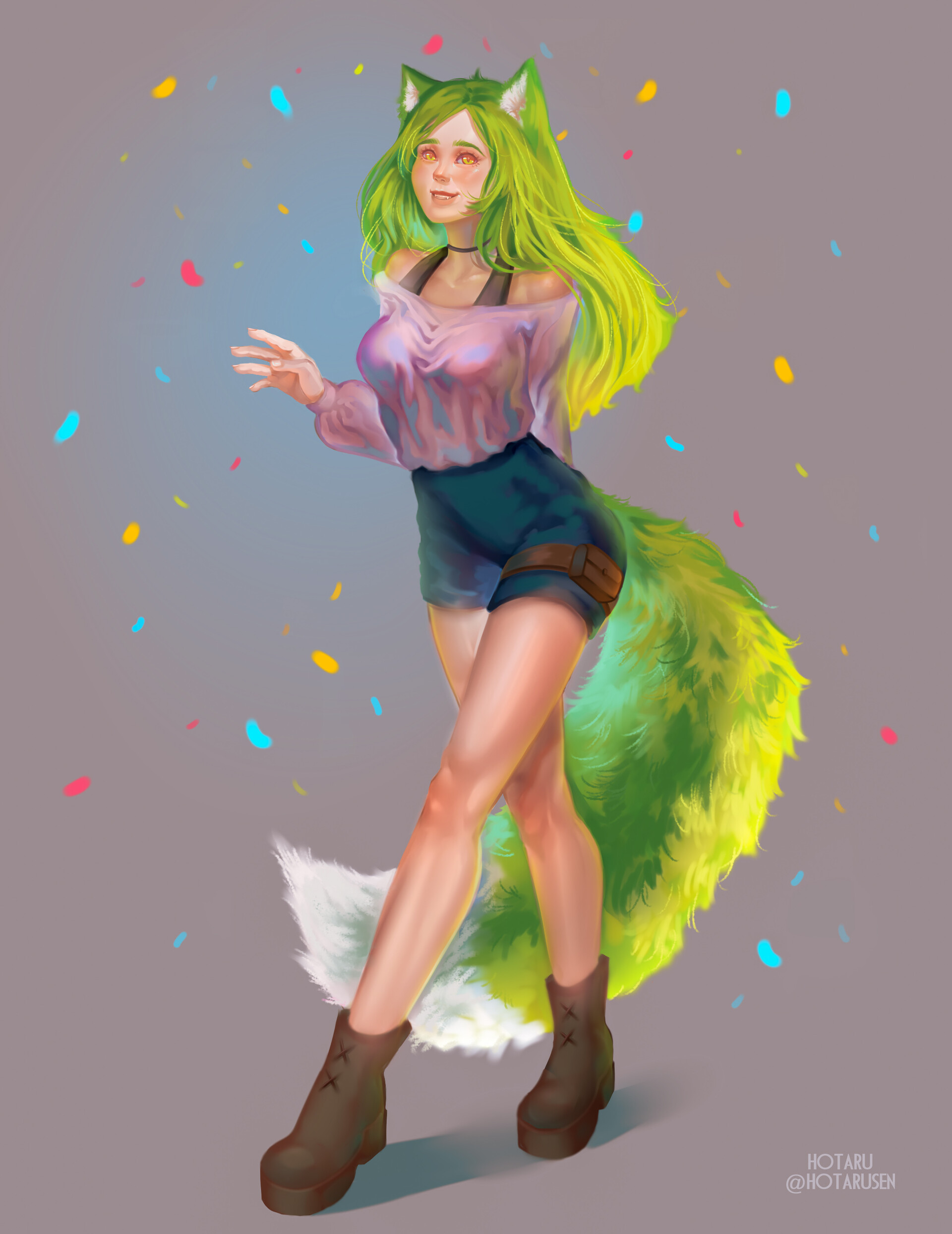 ArtStation - Neko - girl