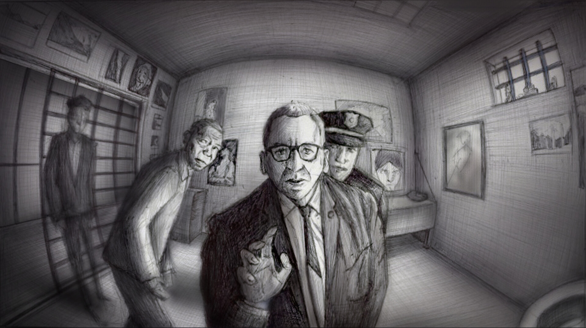 2 point perspective prison