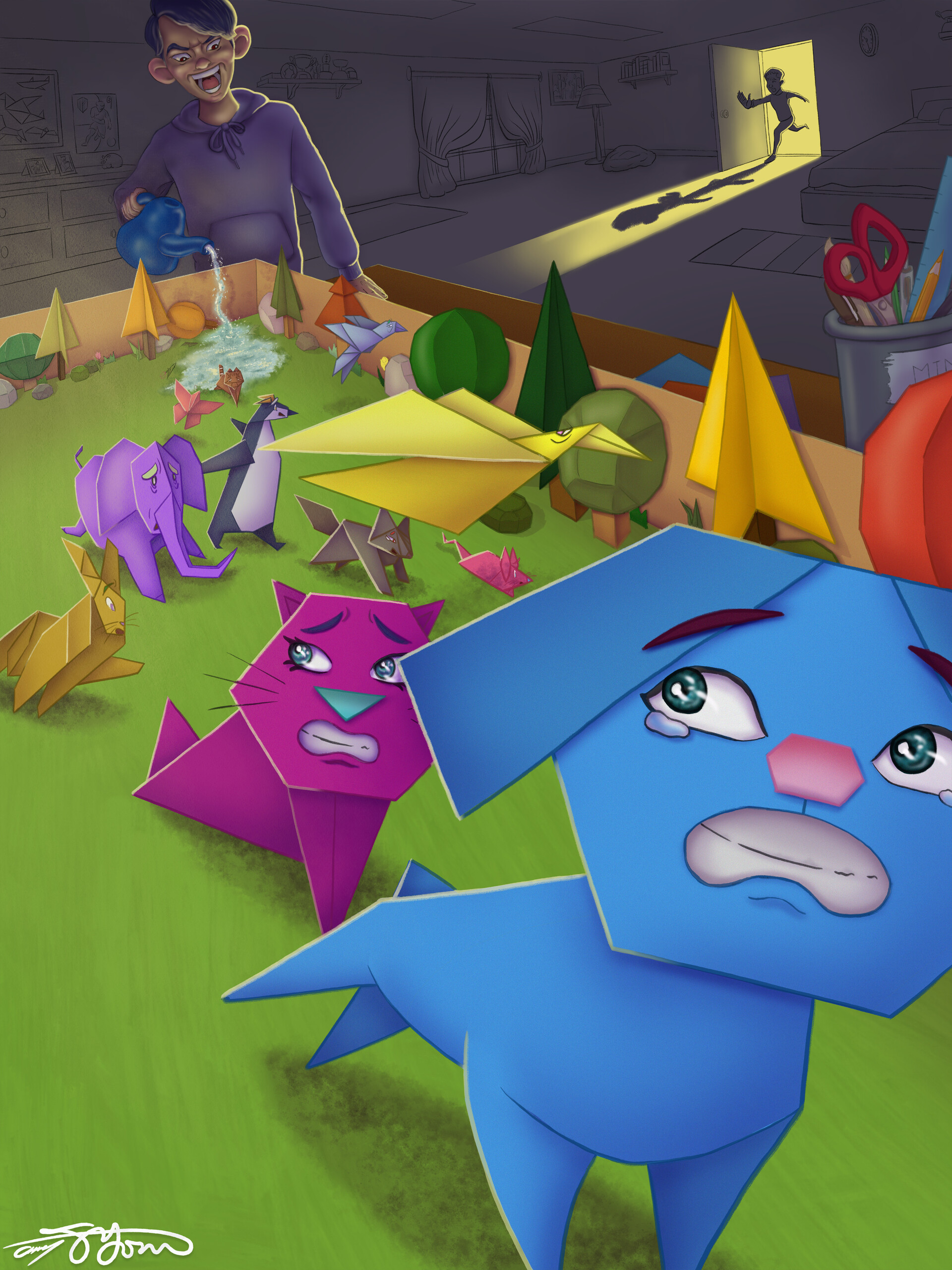 ArtStation - Origami World