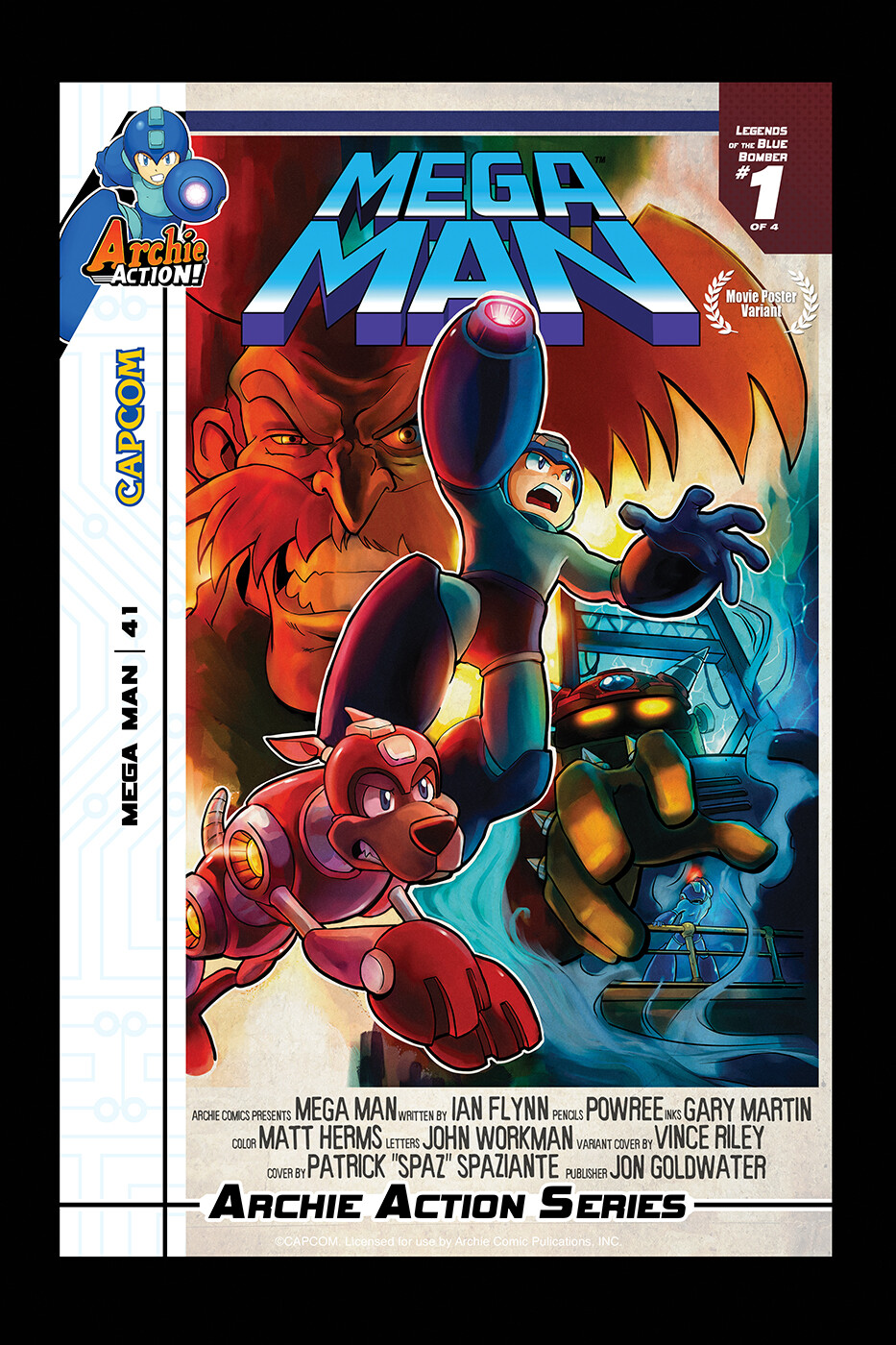 Vincent Riley - Mega Man Variant Cover