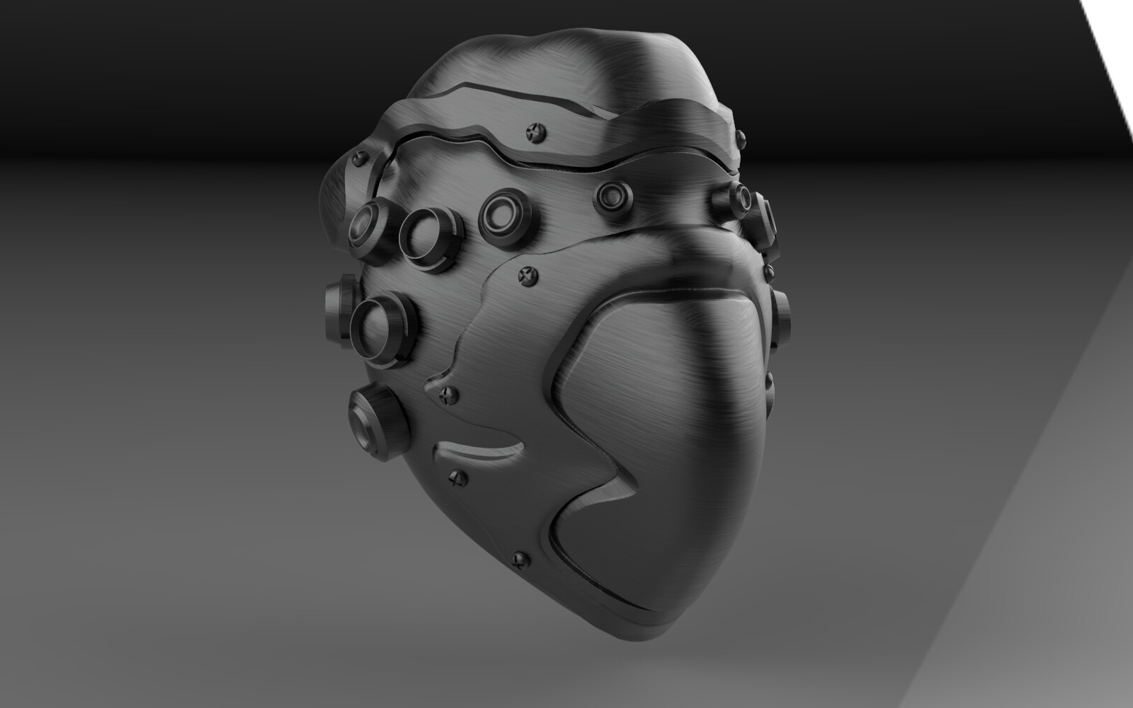 Joshua Enos - Custom scifi helmet design