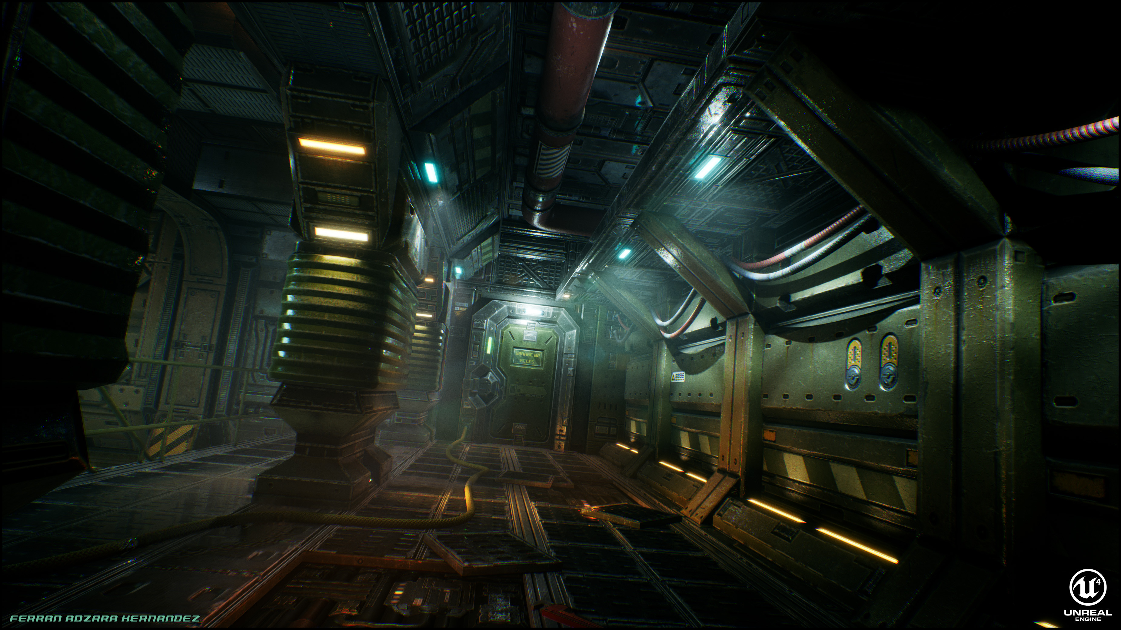 Ferran Adzarà Hernández - UE4 Doom 3 Remastered Room