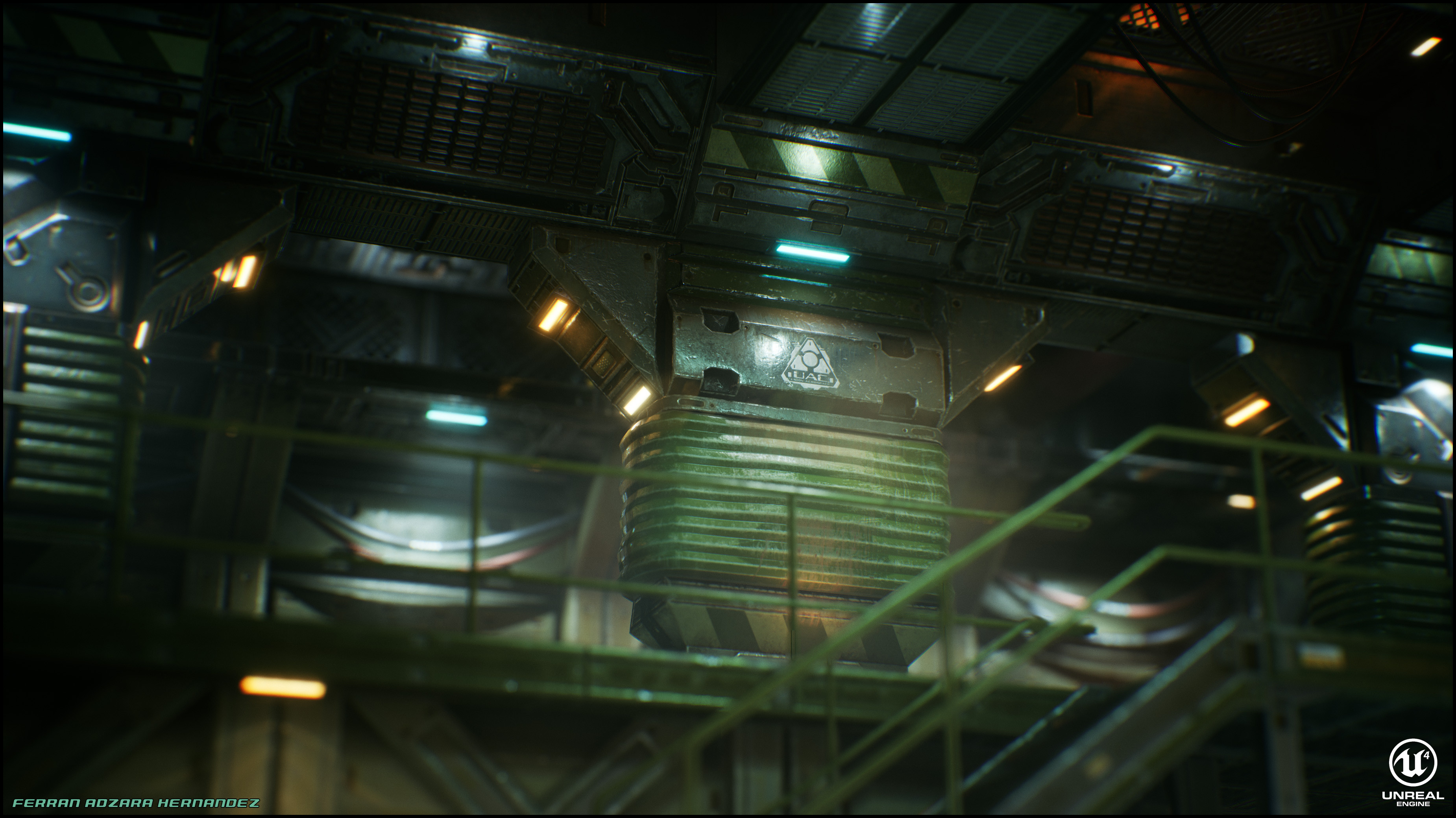 Ferran Adzarà Hernández - UE4 Doom 3 Remastered Room