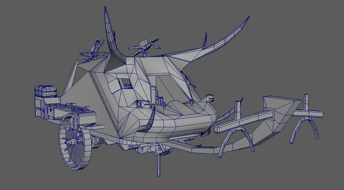 ArtStation - 3D modelling (Chariot)