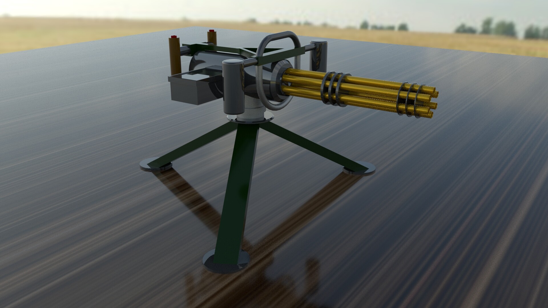 ArtStation - machine gun (3D model)