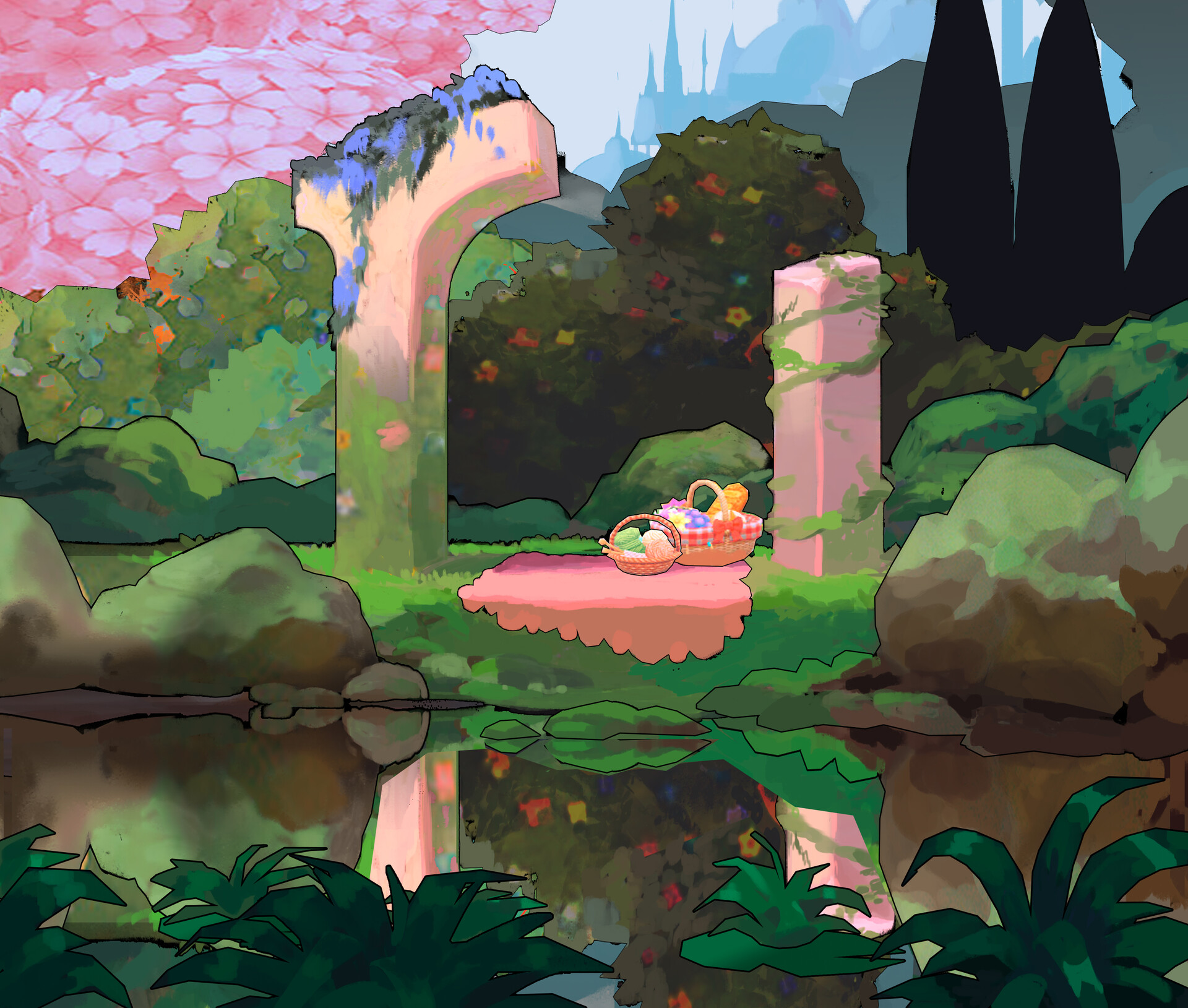 ArtStation - Background for a school project