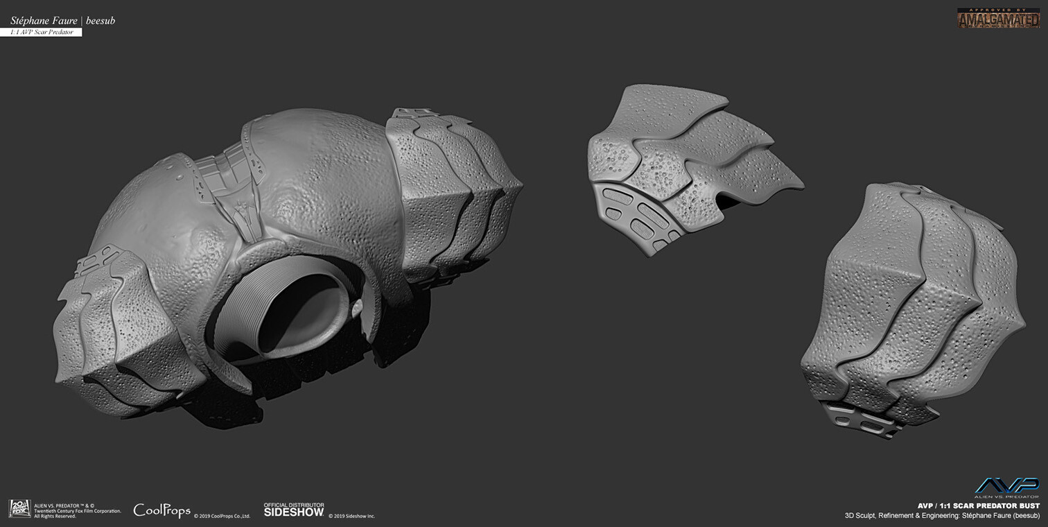 Stephane Faure (beesub) - AVP SCAR PREDATOR (Zbrush)