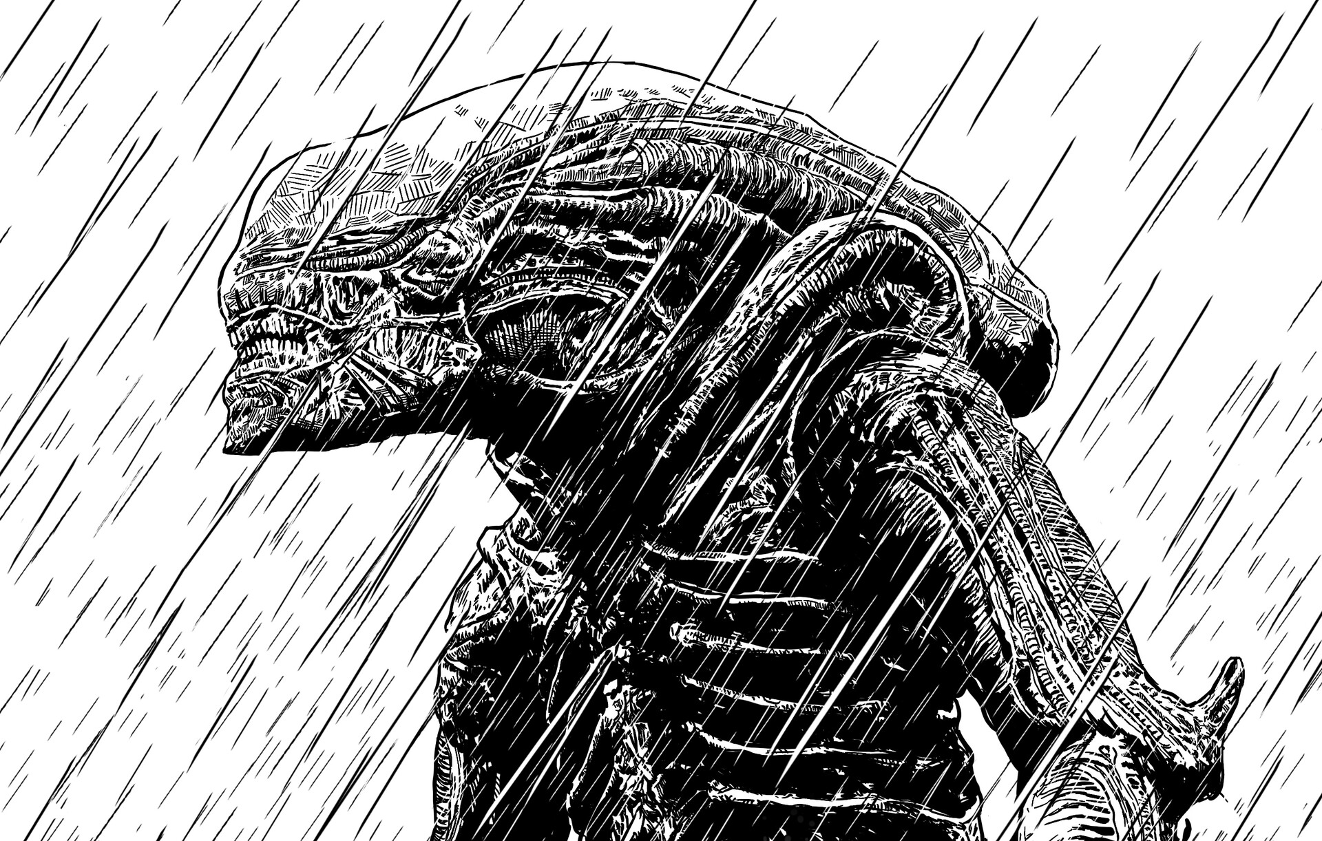 ArtStation - Alien fan art