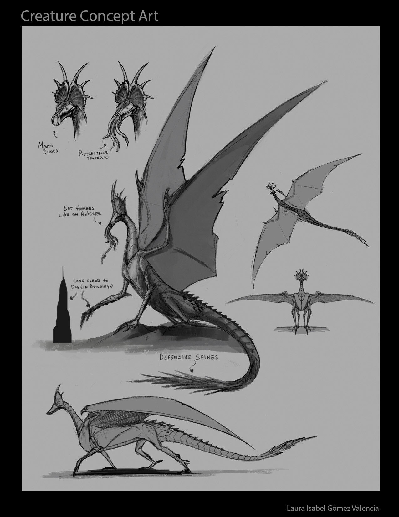 Laura Gomez Valencia - Creature Attack