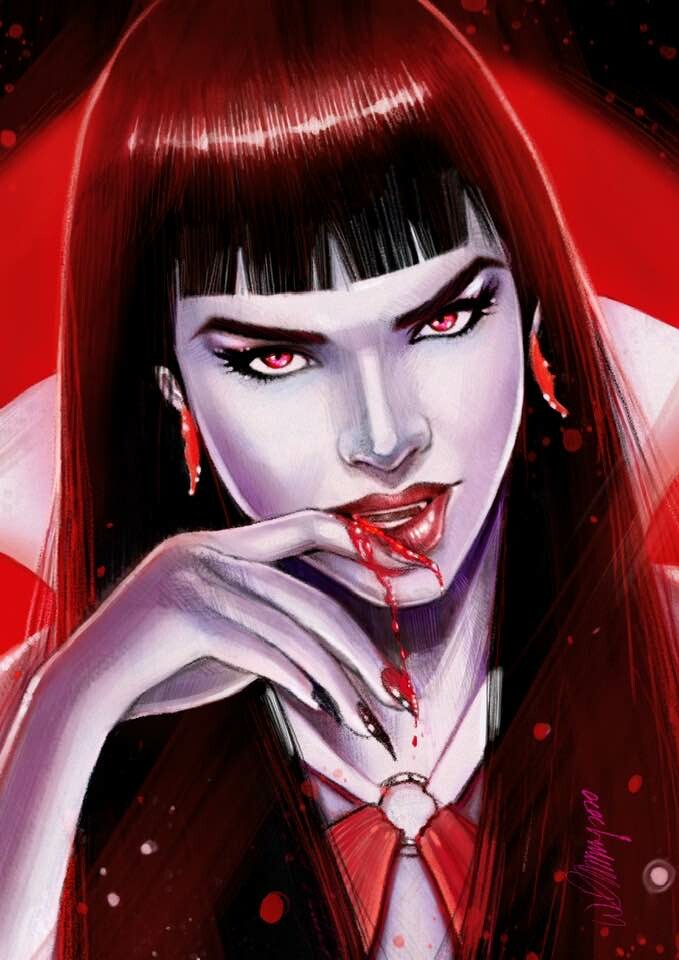 ArtStation - Vampirella illustration