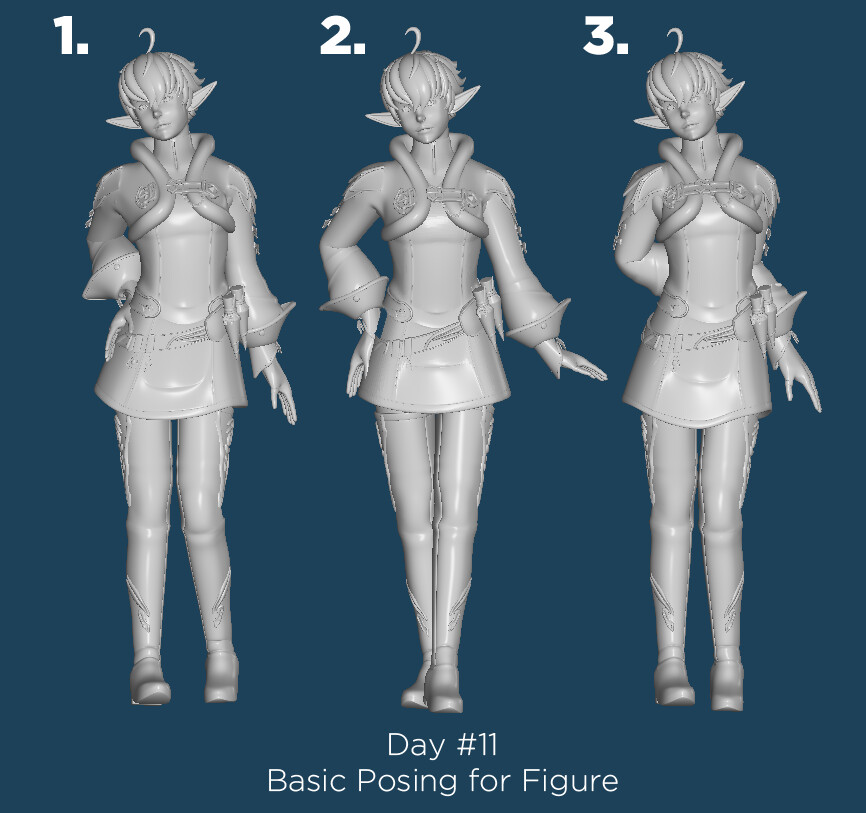 Mono Agent - FFXIV: Alisae Leveilleur 3D Printable 3D Model Figure ...