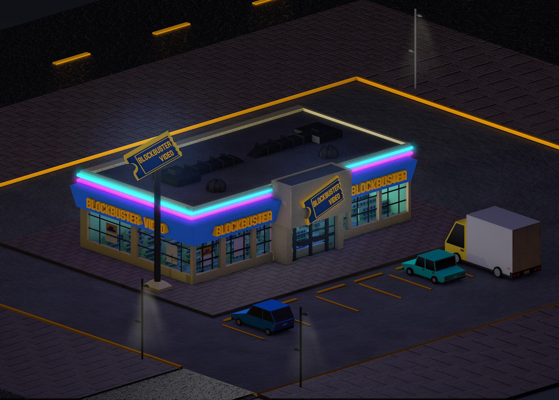 ArtStation - Blockbuster Diorama